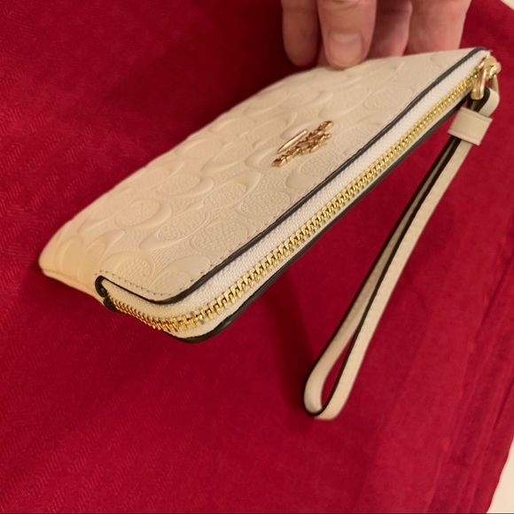 Coach | Bags | Coach Wristlet Chalk Color | Poshmark